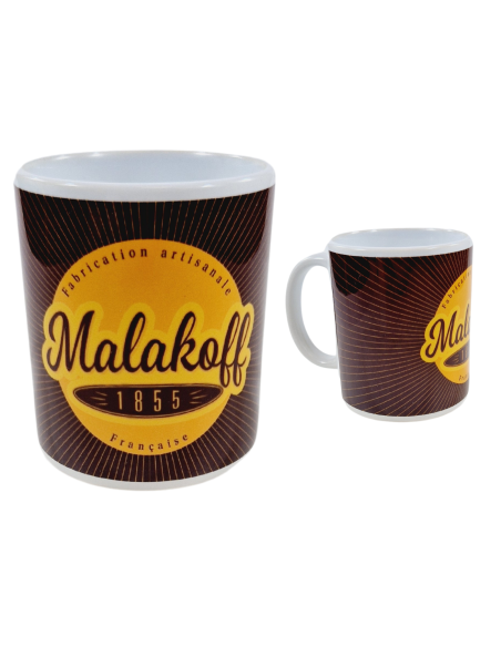 MALAKOFF - Mug MARRON marque MALAKOFF1855